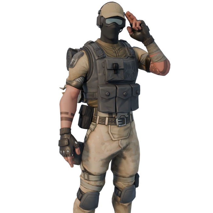 Open3DLab • Fortnite-styled Modular Soldier